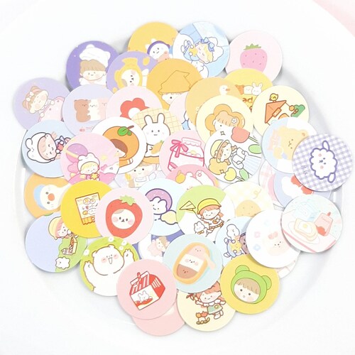 Cute Rice Ball Sticker Set Sushi Sticker Set Kawaii Stickers - Etsy
