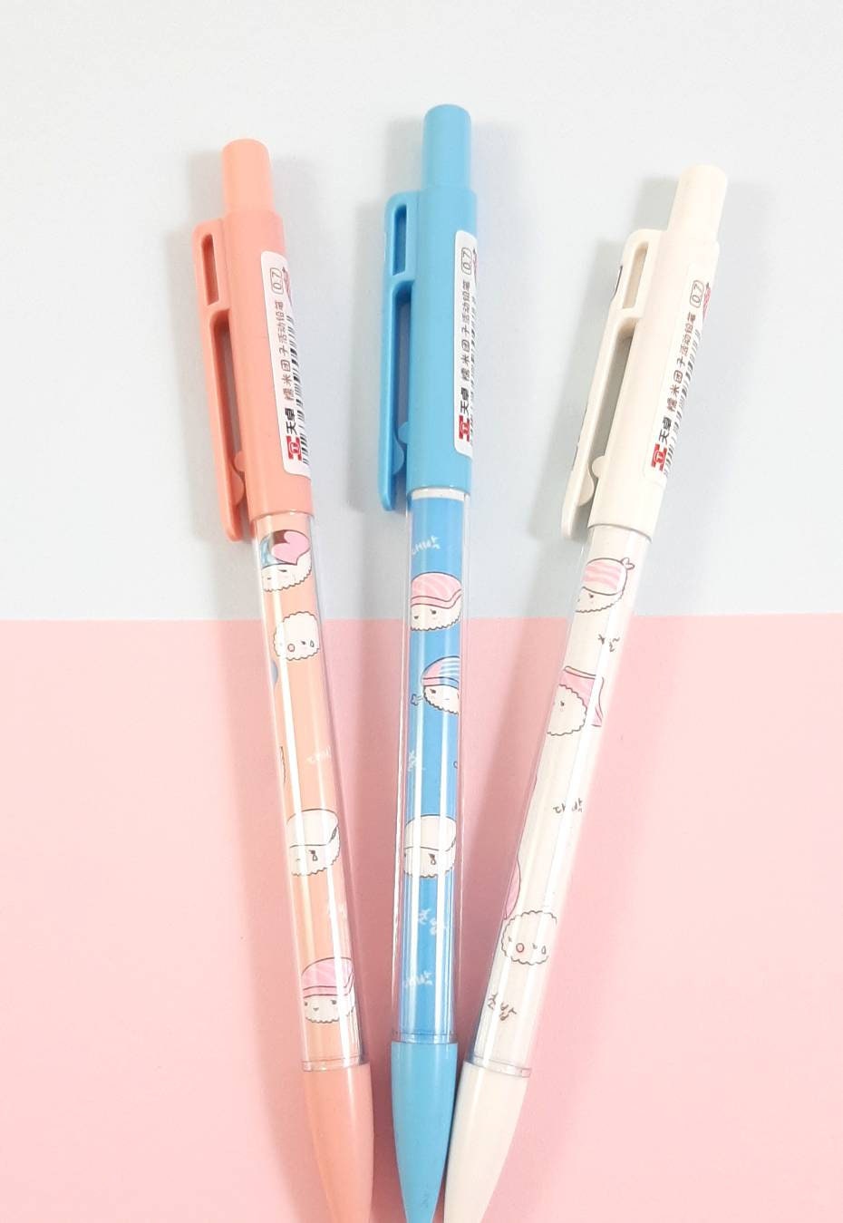 Sushi Pencil Set Mechanical Pencil Set Kawaii Pencil - Etsy