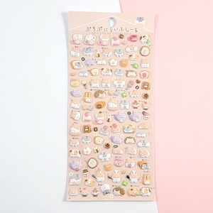 Kawaii Animal Stickers, Cute Mini Animal 3D Puffy Stickers, Korean ...