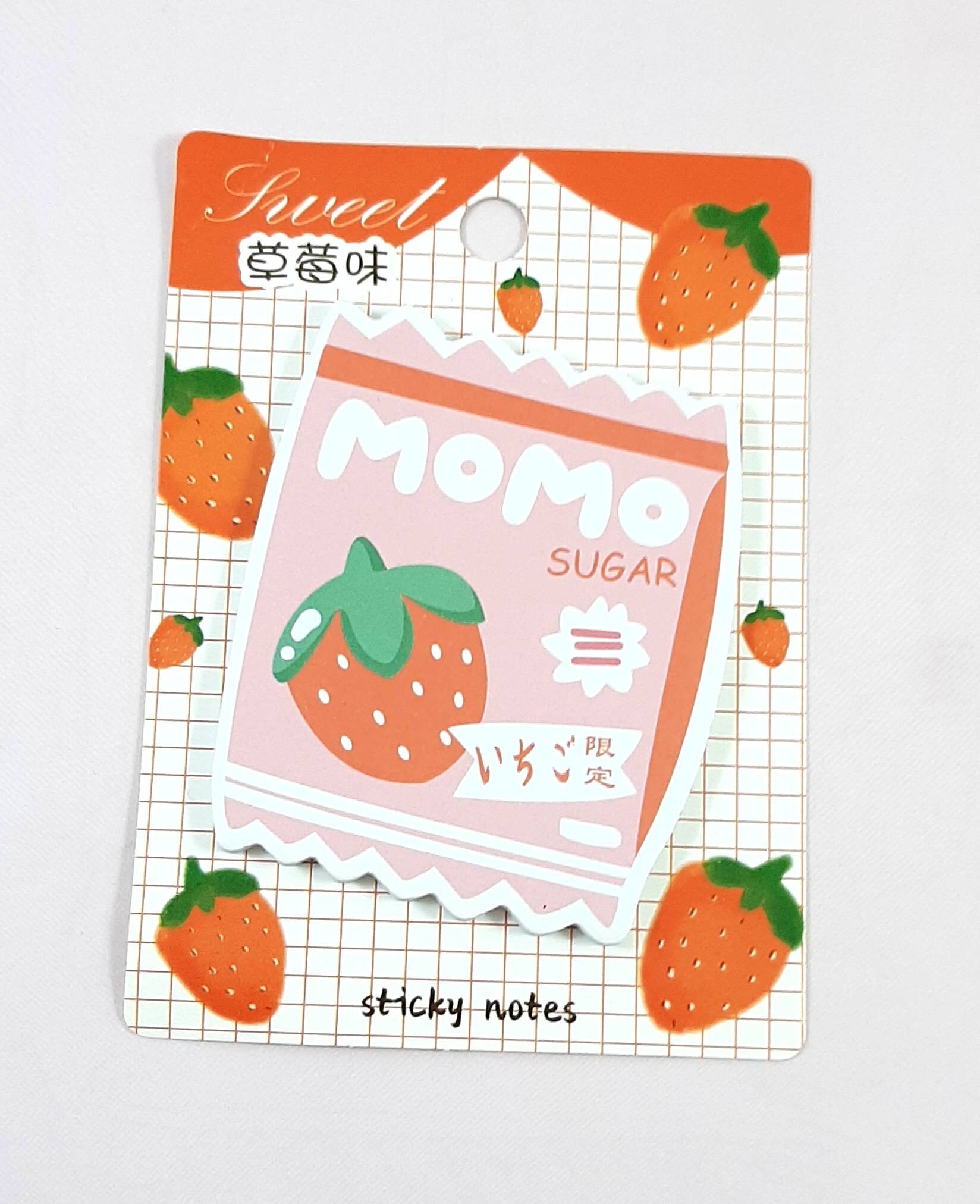 Kawaii Sticky Notes Fruit Sticky Notes Strawberry Sticky | Etsy