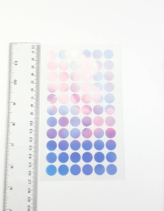 Papercraft Materials Blue Skies Sticker Cloud Night Circle Sky Stickers ...