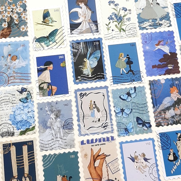 Stamp Stickers - Etsy