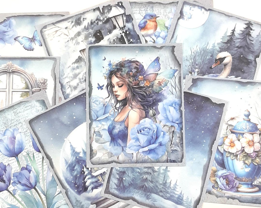 Winter Wonderland Background Paper, Winter Forest Scrapbook Papers ...