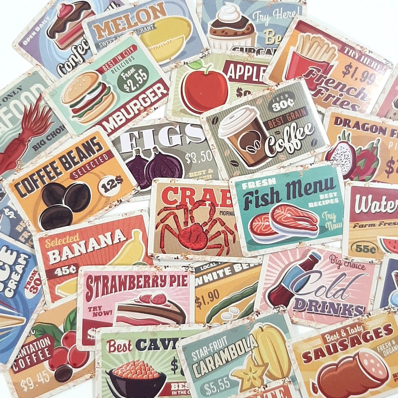 Food Stickers - Etsy