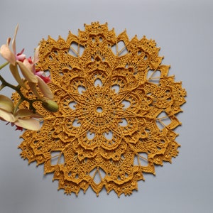 Crochet Doily Pattern, Crochet Pattern DIY, Written Instruction ...