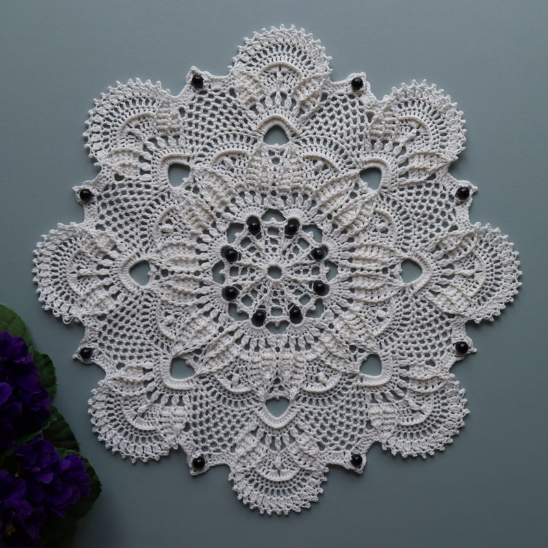 Beaded Doily Pattern - Etsy