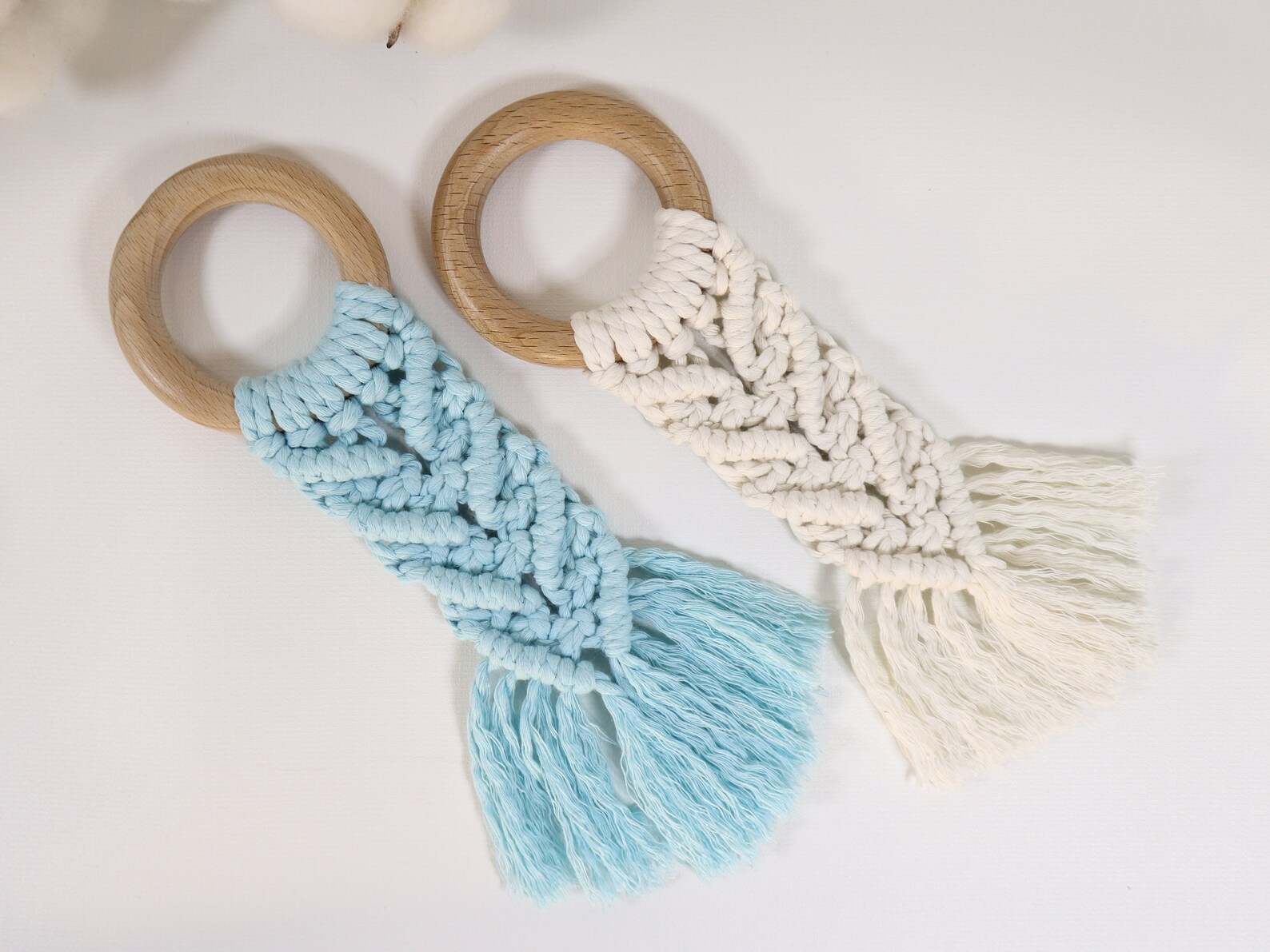 Macrame Baby Teether Pattern PDF Macrame DIY Baby Shower - Etsy