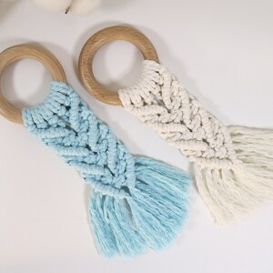 Macrame Baby Teether Pattern, PDF Macrame, DIY Baby Shower Gift ...