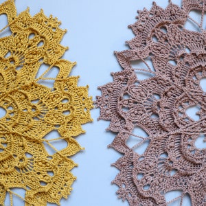 Crochet Doily Pattern, Crochet Pattern DIY, Written Instruction ...