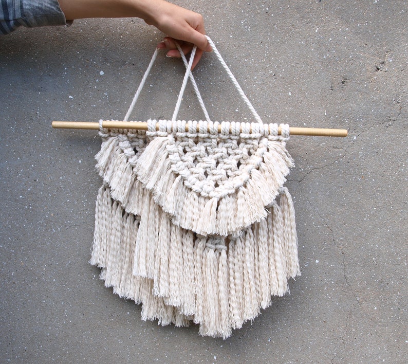 Small Macrame Wall Hanging Pattern PDF With Photos Easy - Etsy