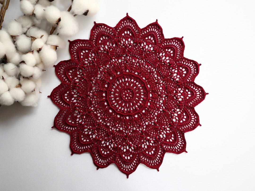 Modèle de napperon au crochet, Instruction écrite, Téléchargement ...