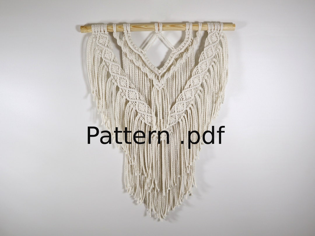 Macrame Pattern PDF, Suitable for Beginners - Etsy