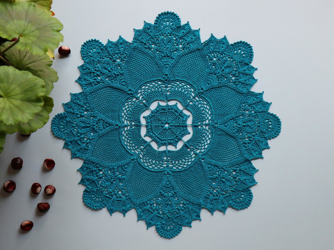 Big Crochet Doily Pattern, Crochet Pattern DIY, Written Instruction ...