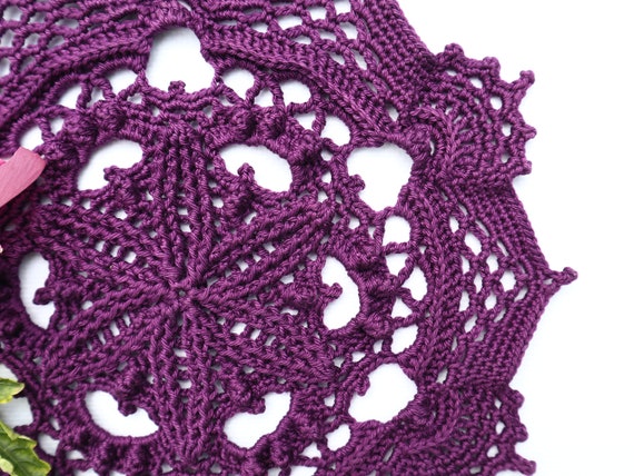 Textured Doily Pattern Crochet Pattern DIY Written - Etsy