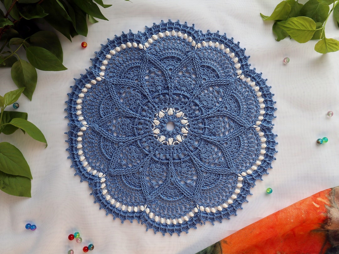 Modèle de napperon au crochet ananas : instructions écrites ...