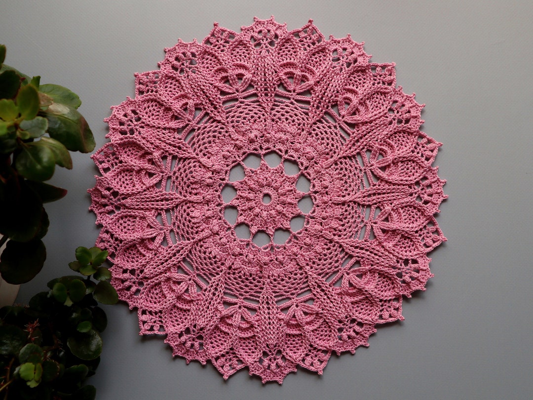Lace Crochet Doily Pattern: Textured DIY Instructions (digital Download ...