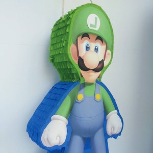 Luigi Pinata From Mario Bros 23x 13 Super Mario - Etsy
