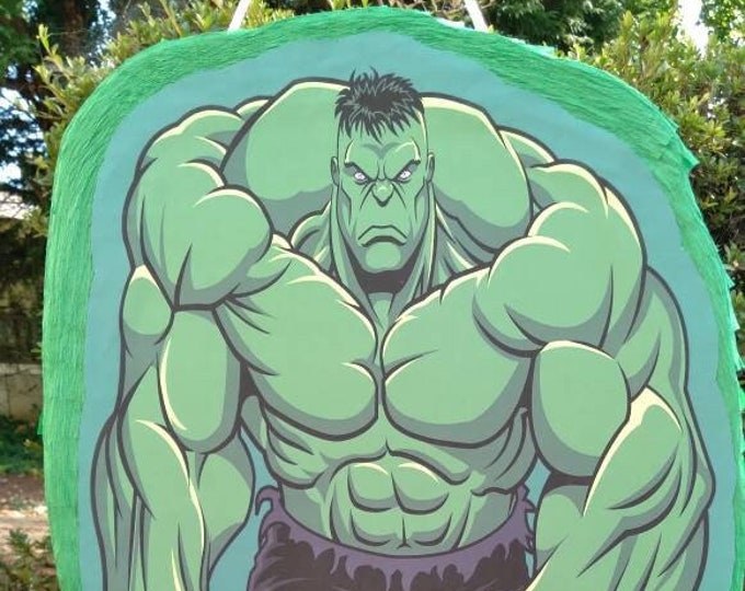 Hulk Pinata 23x13 Avengers Theme Party Avengers - Etsy
