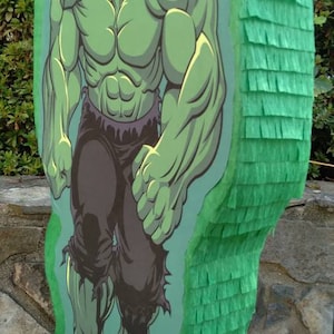 Hulk Pinata 23x13 Avengers Theme Party Avengers - Etsy
