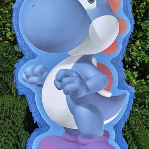 Yoshi Pinata 23x 13 Super Mario Party Supplies - Etsy