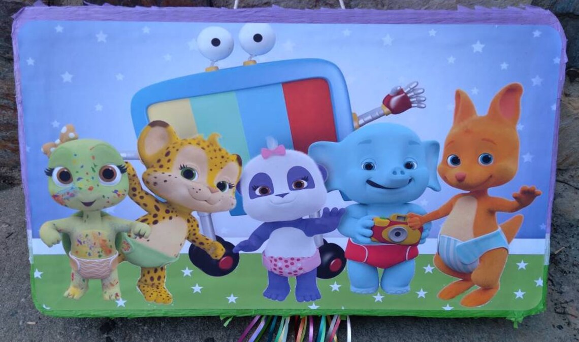 Word Party Pinata 13x 23 All Characters Together Word - Etsy