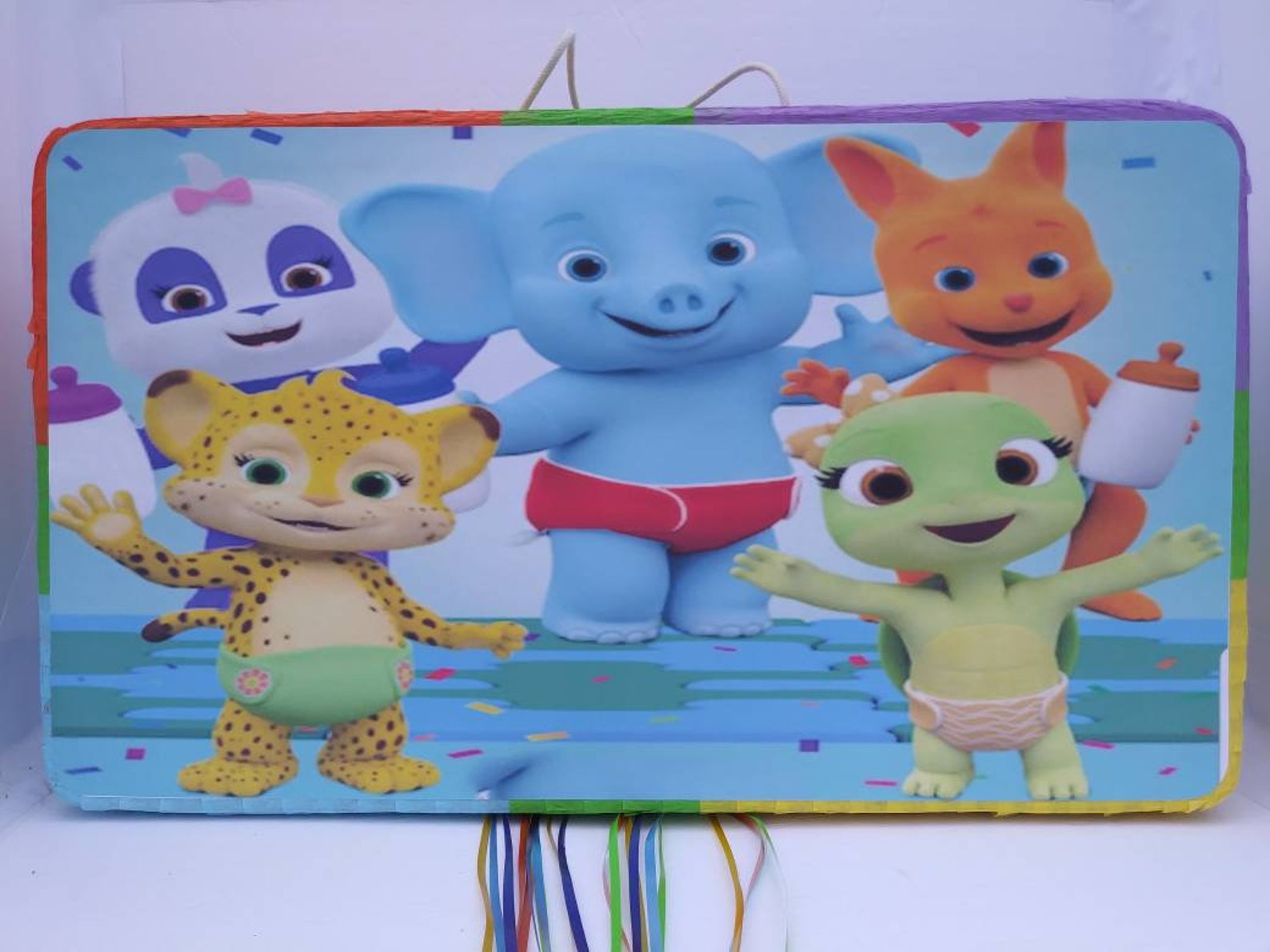 Word Party Pinata 14x 24 all characters together Word | Etsy