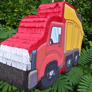Tractor Pinata Green or Red. Dumptruck. 24x14 - Etsy