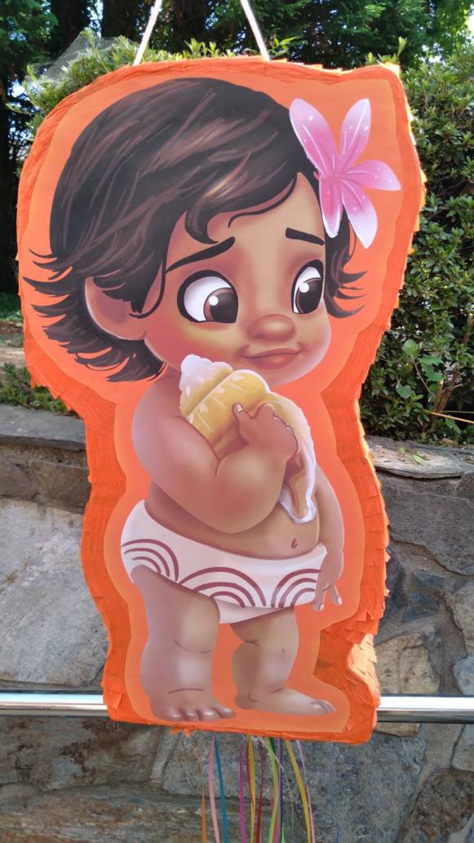 Baby Moana Pinata 23x13 Moana Party Supplies - Etsy