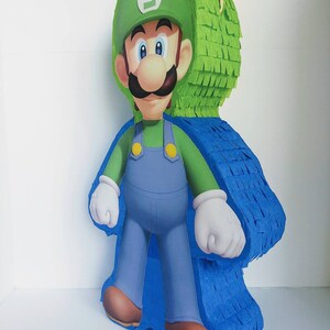 Luigi Pinata From Mario Bros 23x 13 Super Mario - Etsy