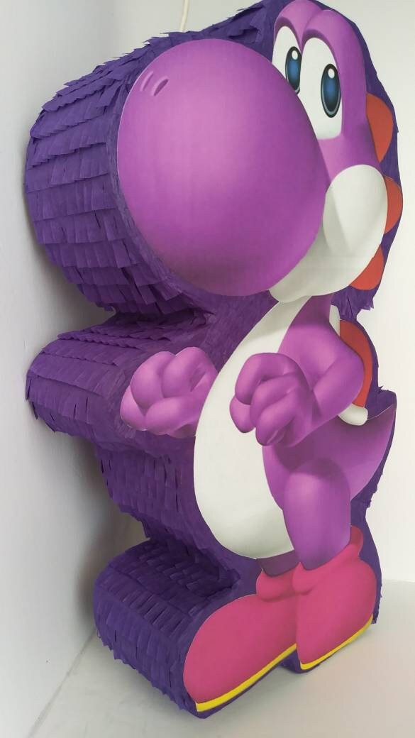 YOSHI Pinata 24X14 Green Purple or Blue from | Etsy