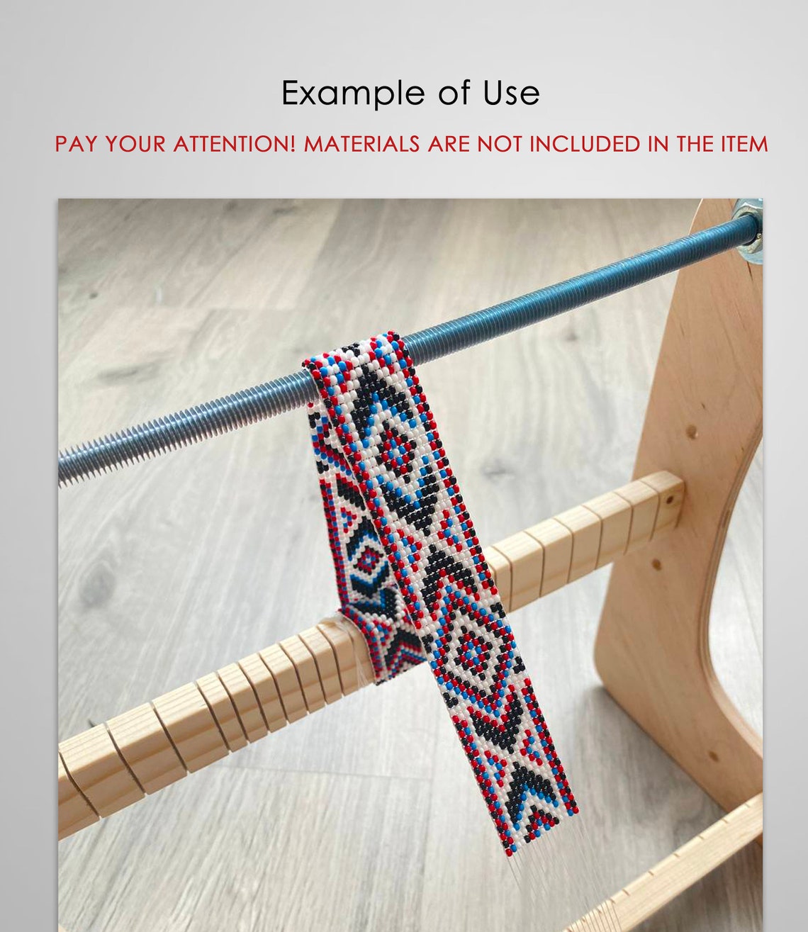 Big Wooden Loom for LONG Seed Bead Weaving for Loomed Stitch - Etsy