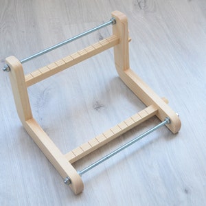 Modern Wooden Loom for LONG Seed Beadwork Weaving - for Loomed Stitch ...