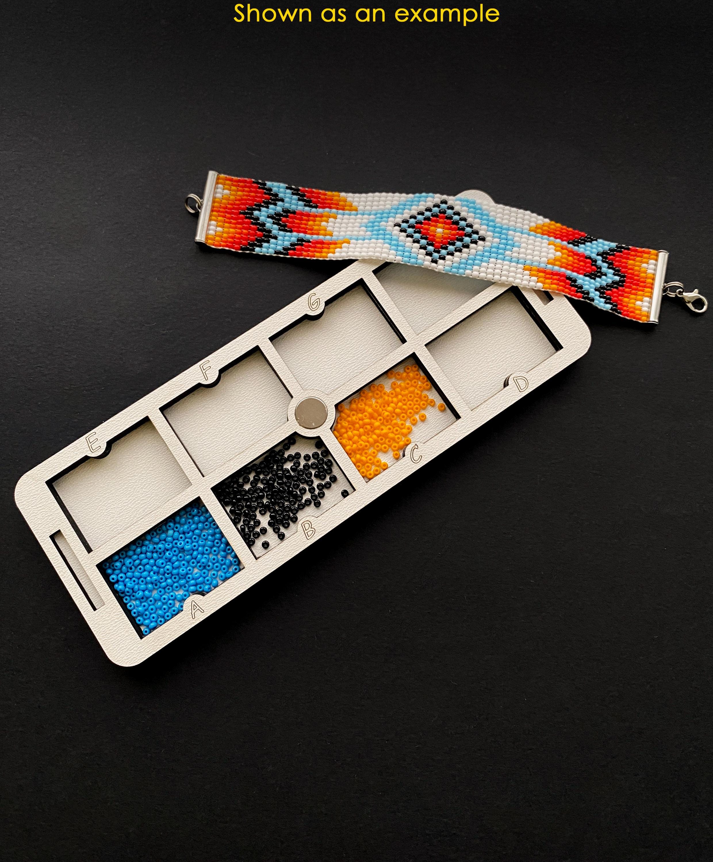 READY SET for Beginner Bead Weaving Kit With Loom, DIY Bracelet & Hat ...