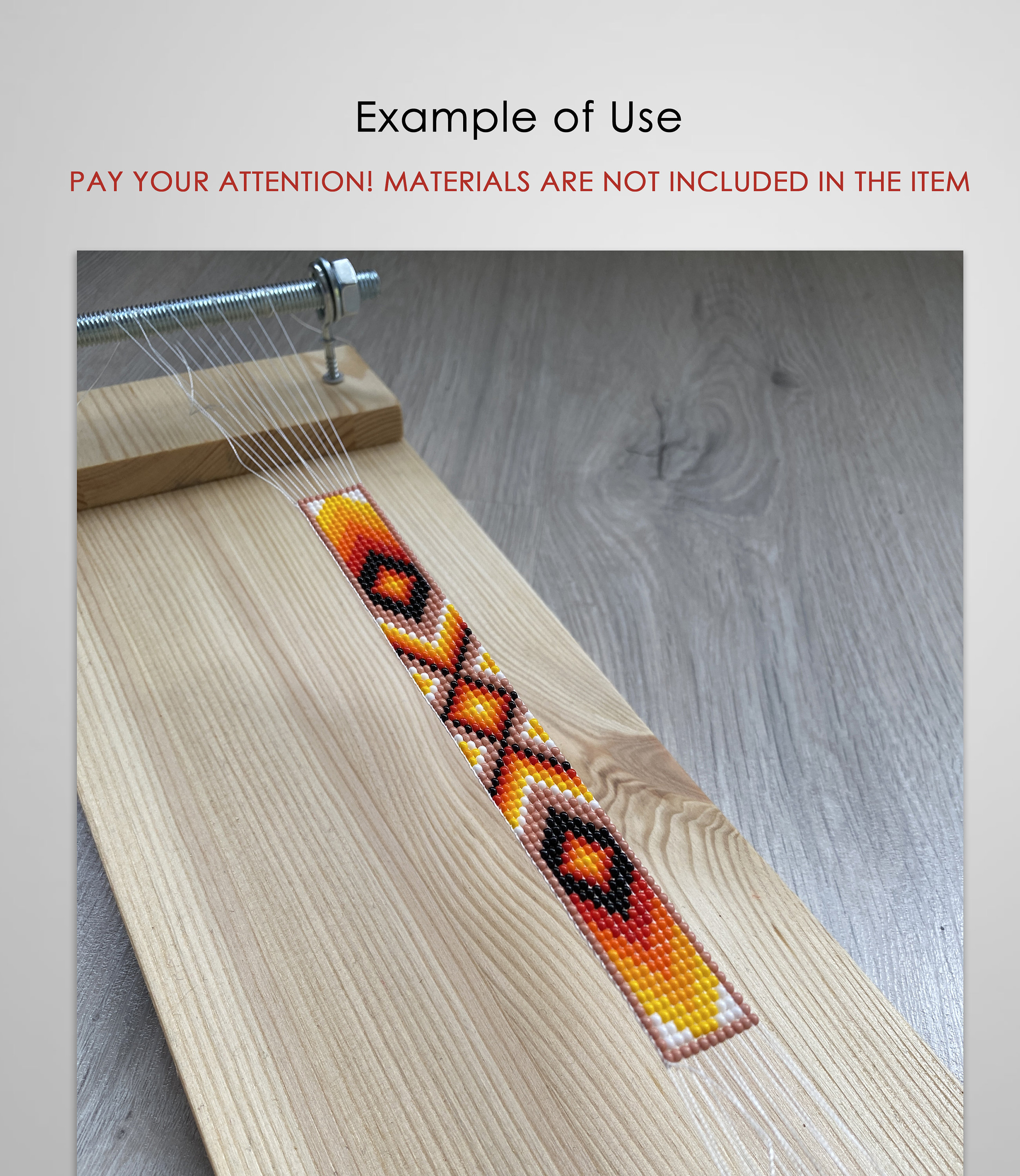 Natural Wooden Loom for Seed Bead Weaving for Loomed Stitch - Etsy