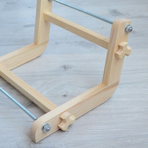 Modern Wooden Loom for LONG Seed Beadwork Weaving - for Loomed Stitch ...