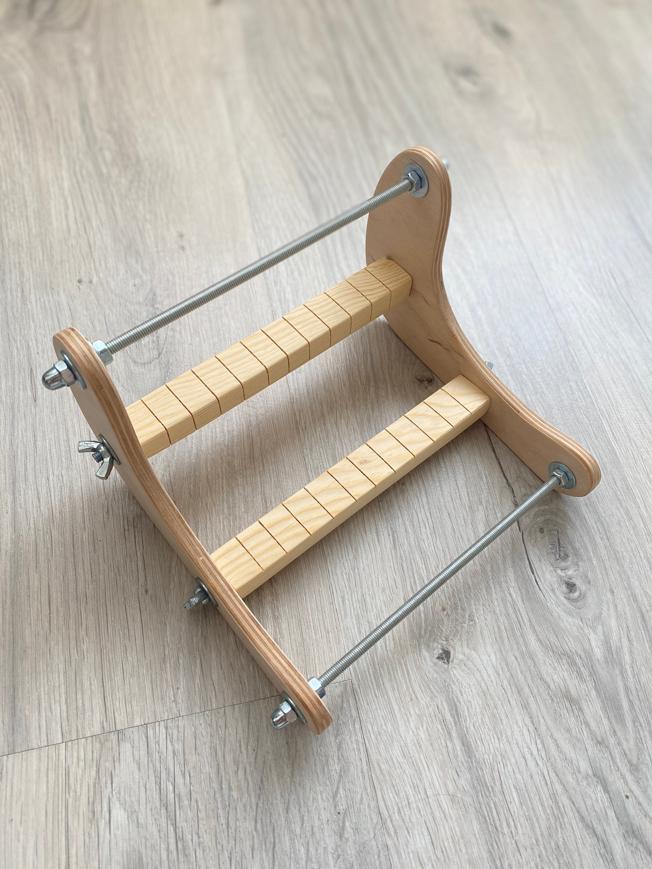 Mini Professional Wooden Loom for LONG Beadwork Weaving - for Loomed ...