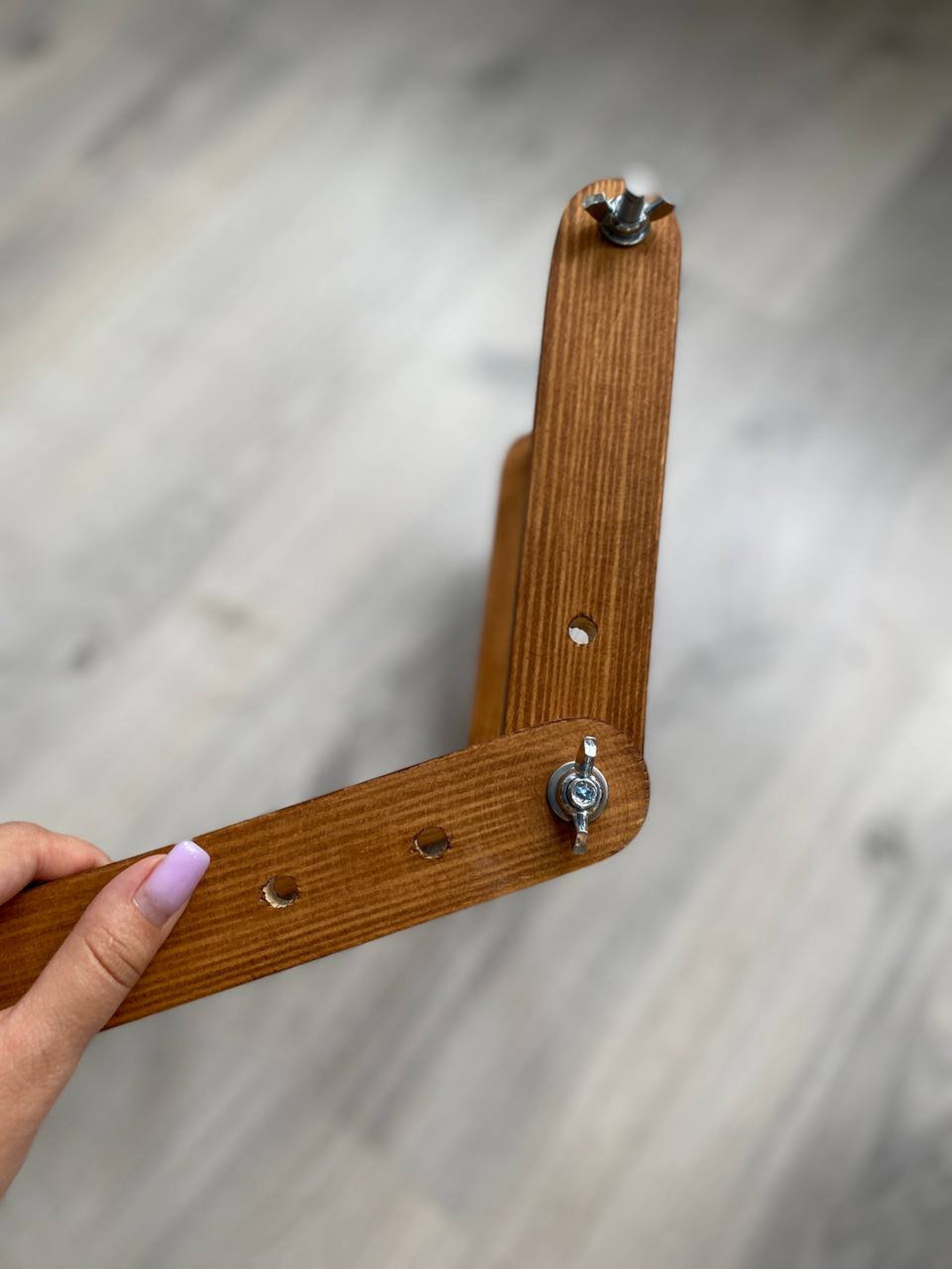 Brown Upright Wooden Loom for LONG Beadwork Weaving for - Etsy