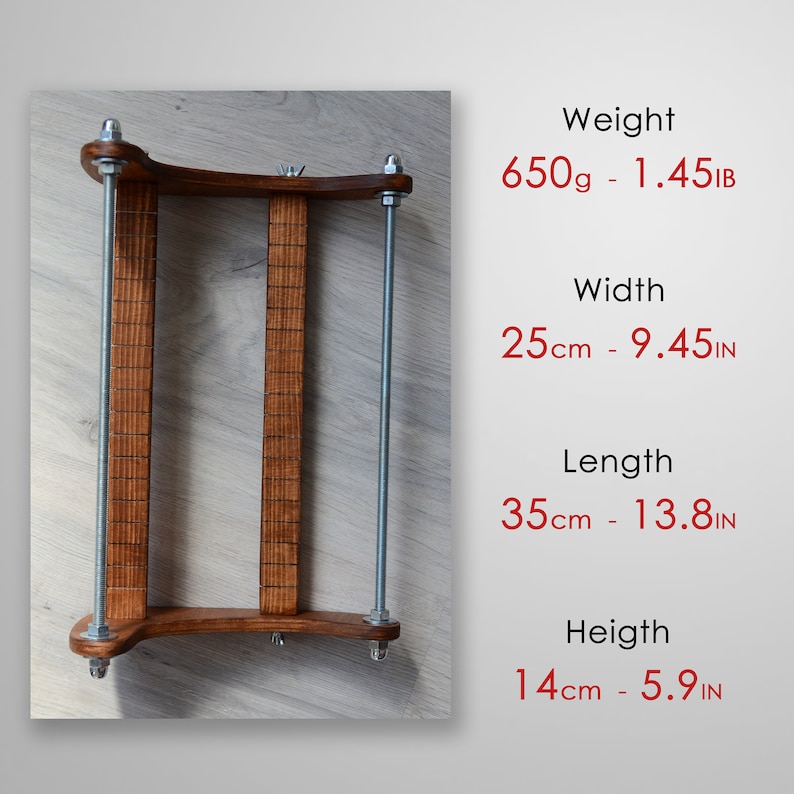 Dark Wooden Loom for LONG Beadwork Weaving for Loomed Stitch - Etsy