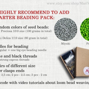 Upright Wooden Loom for LONG Beadwork Weaving - for Loomed Stitch Hat ...