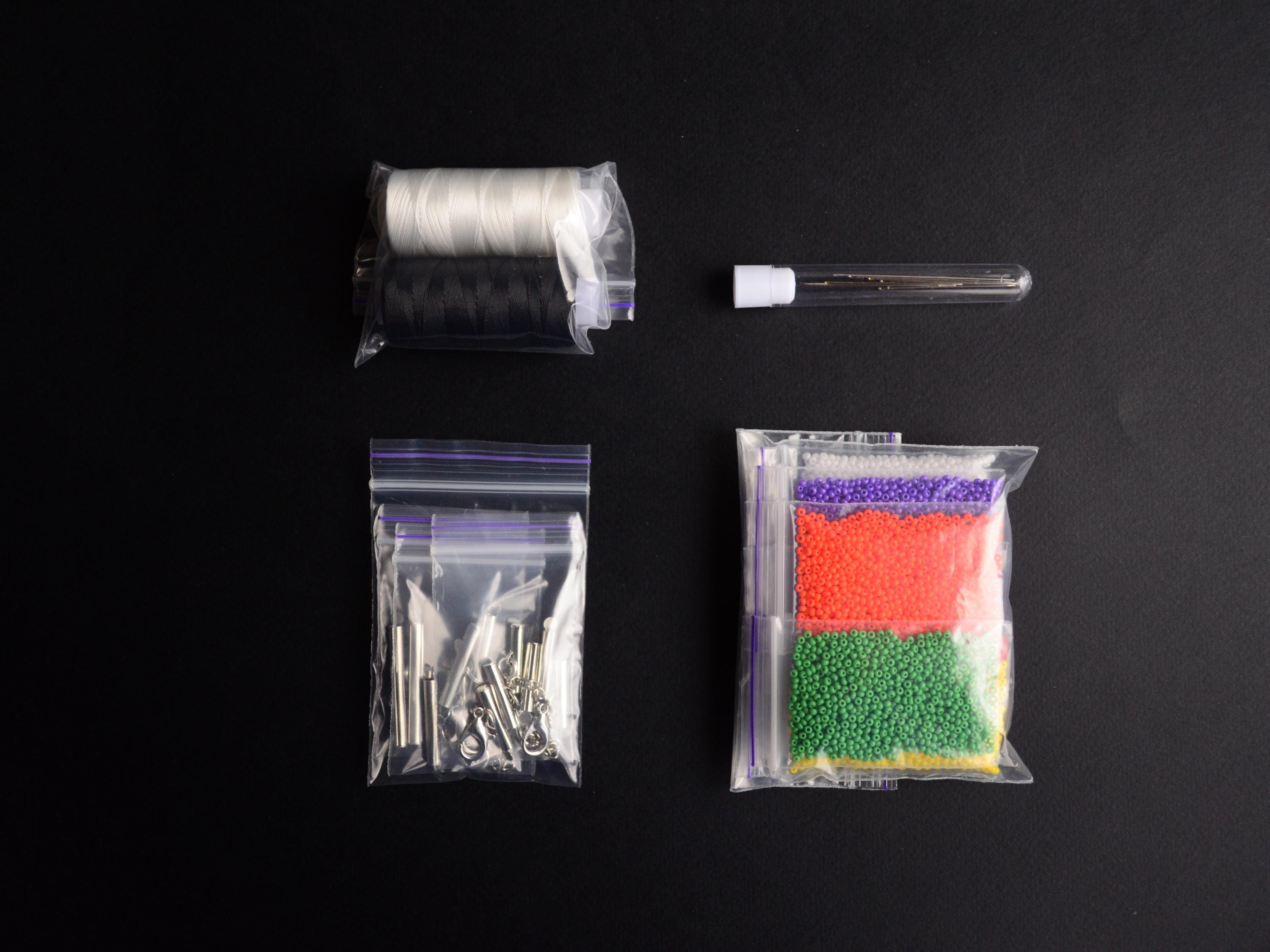 READY SET for Beginner Bead Weaving Kit With Loom, DIY Bracelet & Hat ...
