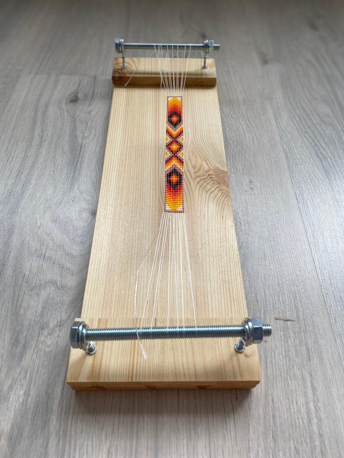 Natural Wooden Loom for Seed Bead Weaving for Loomed Stitch - Etsy