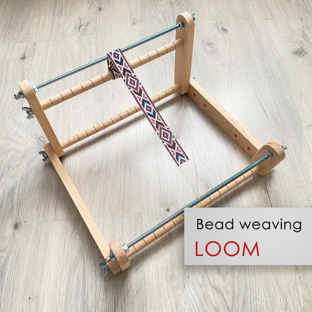 Upright Big Loom for LONG Beadwork Weaving - for Loomed Stitch Wide ...