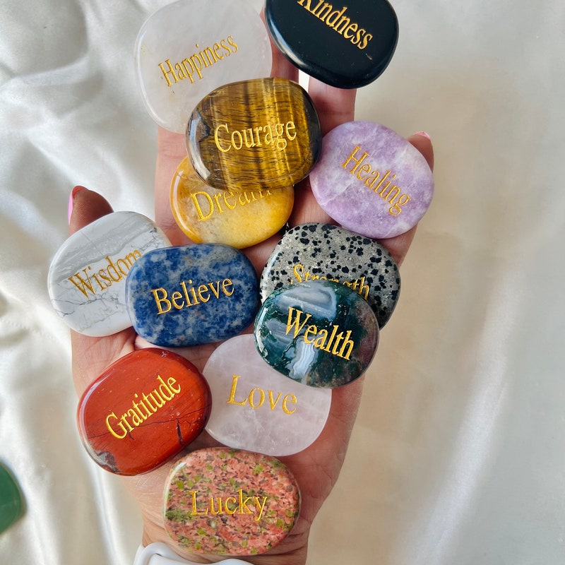 Affirmation Stones - Etsy