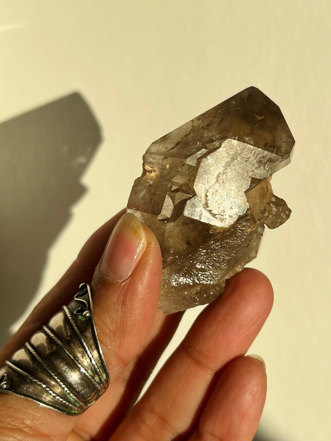 Premium Smokey Elestial Quartz Cluster / Bridge Inner-child Smokey ...
