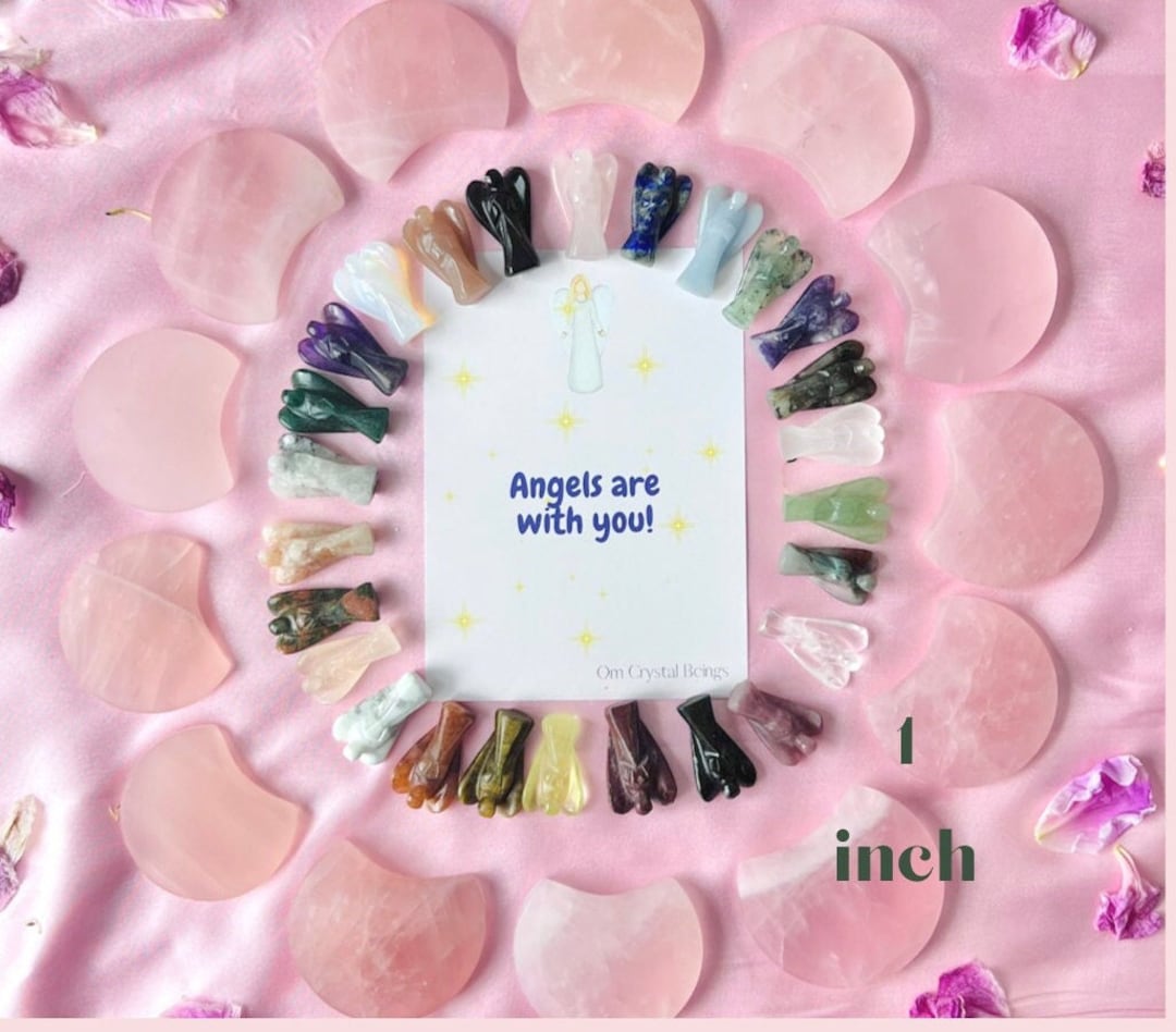 1 Inch Crystal Angels / 27 Kinds of Pocket Angels / Mini Crystal Angels ...