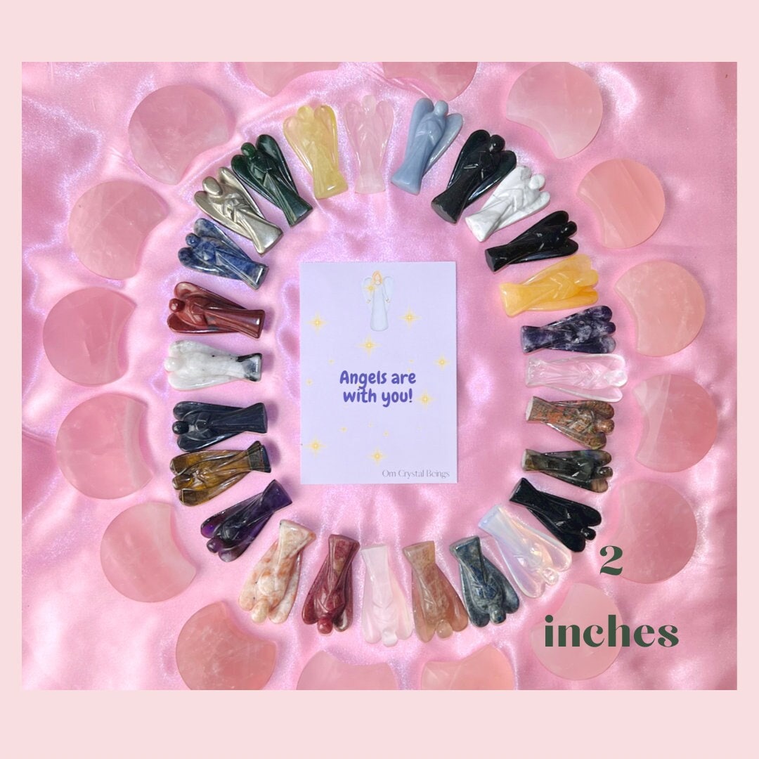 2 Inch Crystal Angels / 26 Kinds of Pocket Angels / Mini Crystal Angels ...
