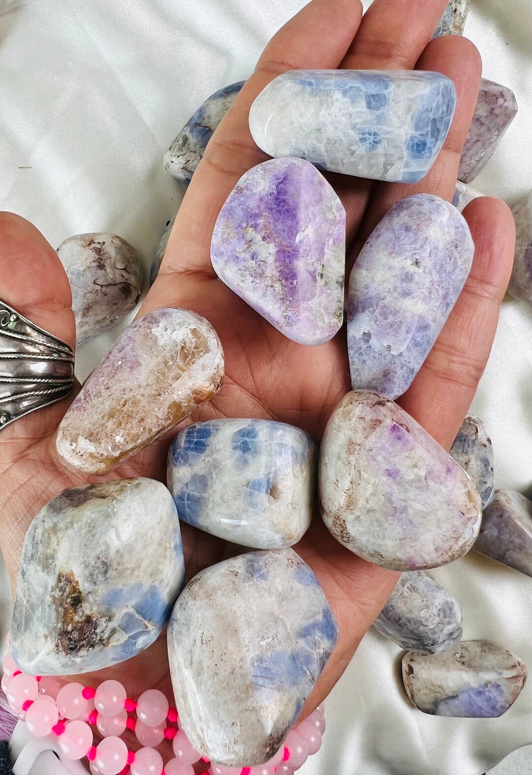 Premium Rare Hackmanite Tumbled Stones / UV Reactive Polished - Etsy