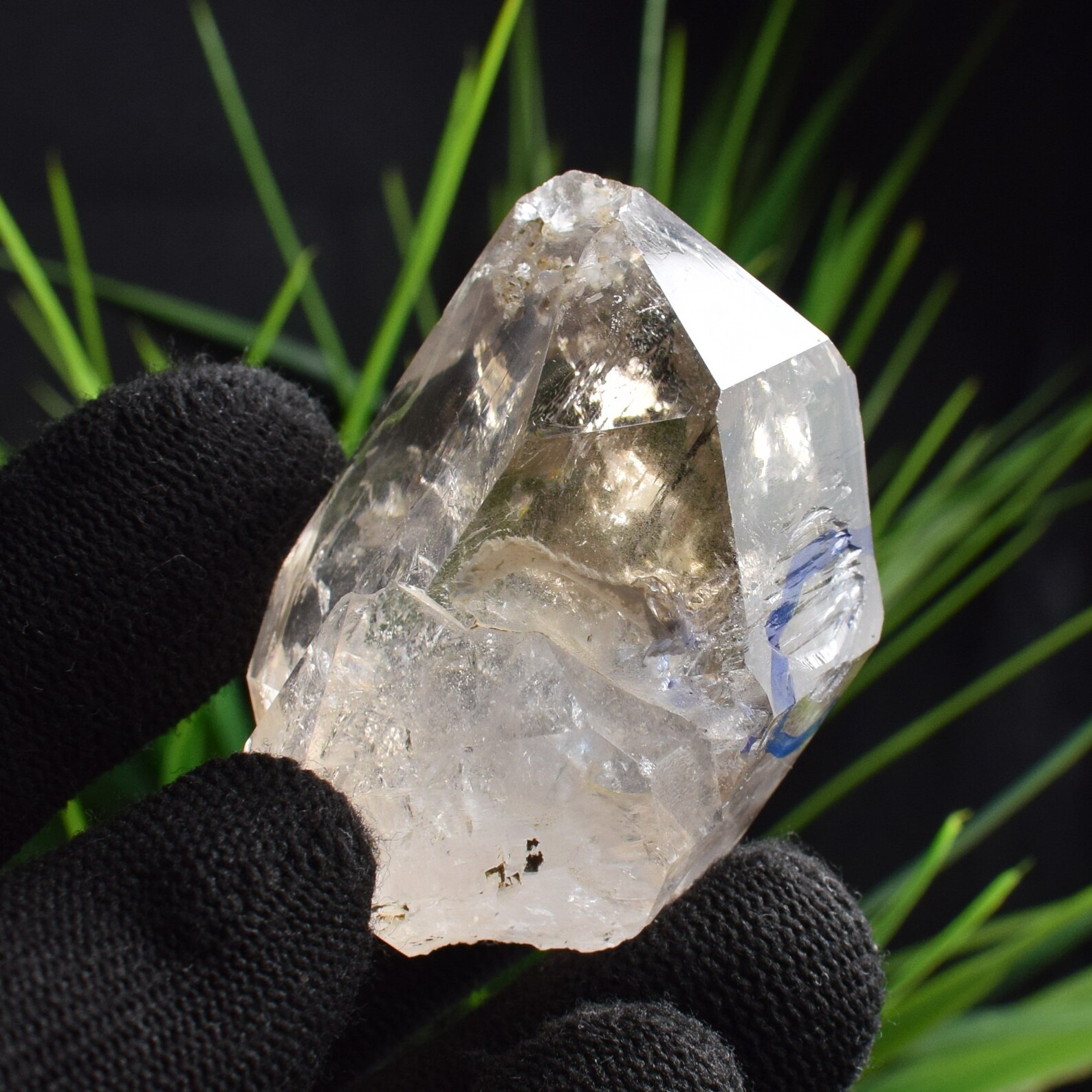 71g Moving Water Bubble Quartz Crystal,enhydro Crystal,mineral ...