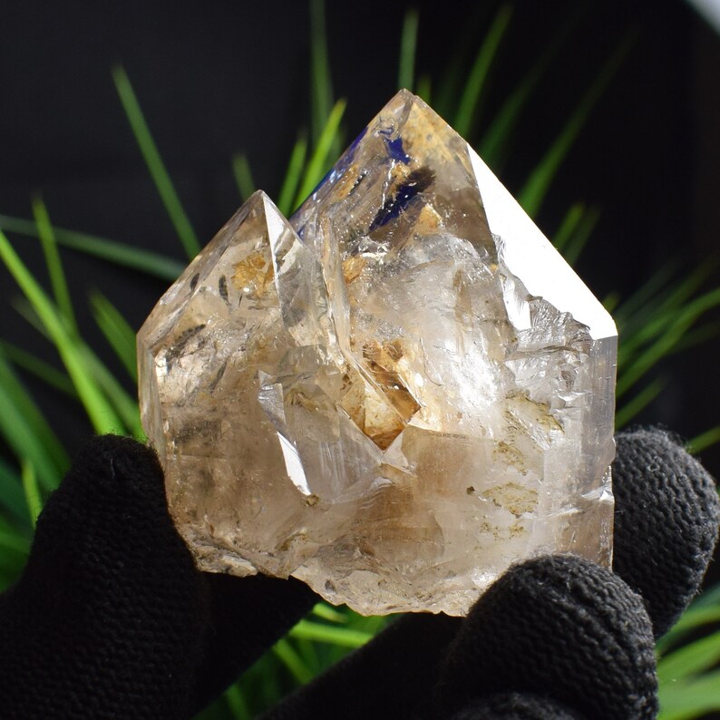 84g Moving Water Bubble Quartz Crystal,enhydro Crystal,mineral ...