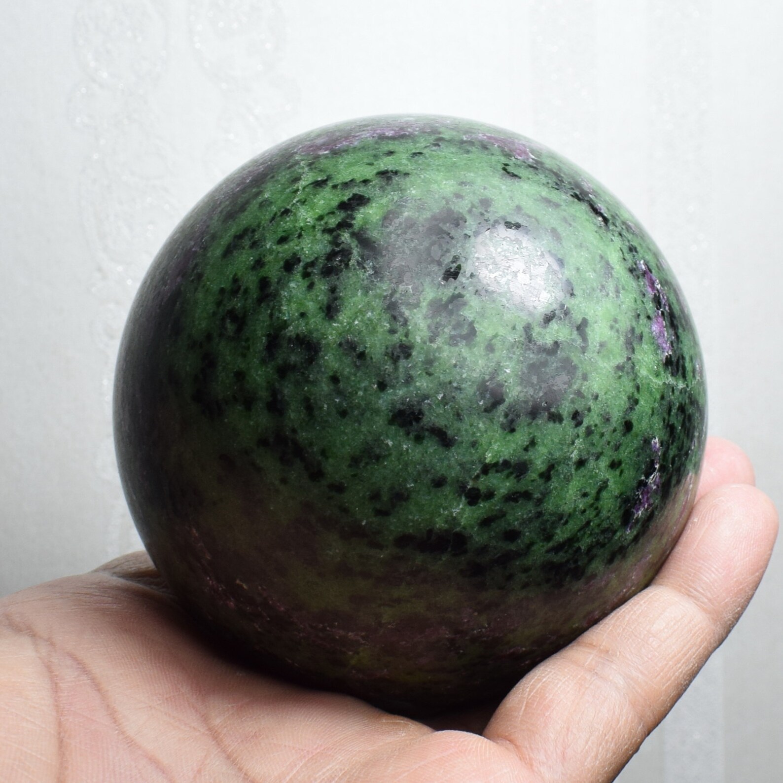 3.22 Green Black Ruby Zoisite Gem Stone Epidote Quartz - Etsy